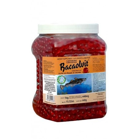 ACEITE DE HÍGADO DE BACALAO CÁPSULAS 1kg cáps.